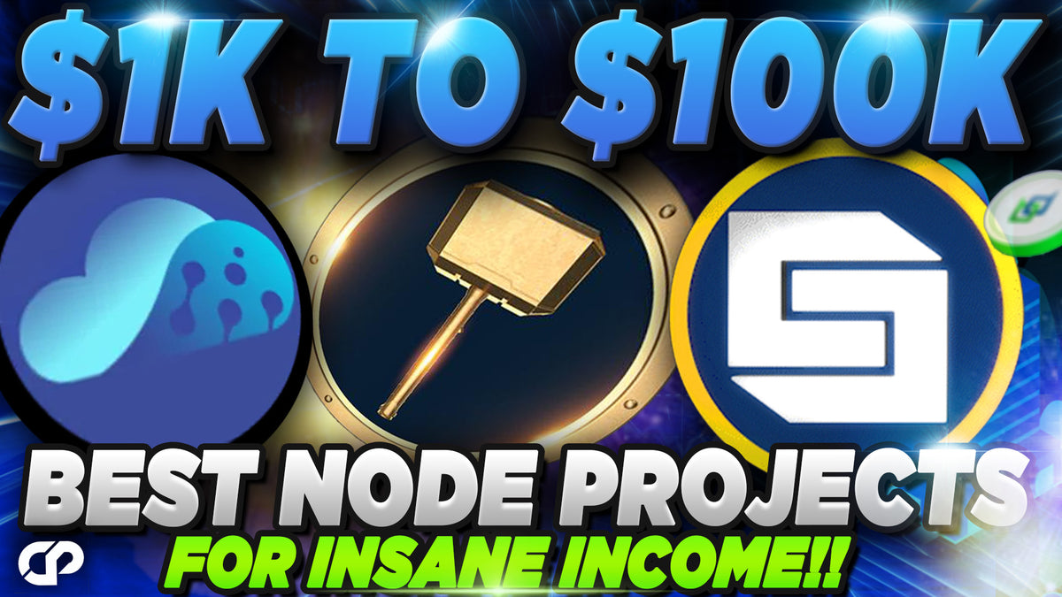 INSANE CRYPTO PASSIVE INCOME- TOP BEST NODE PROJECTS 2022 DEFI - THOR ...